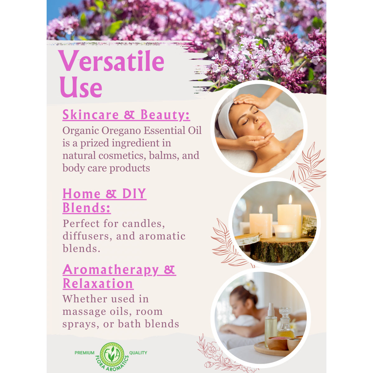 Organic Oregano Essential Oil (Origanum Compactum Benth) | 100% Pure ...